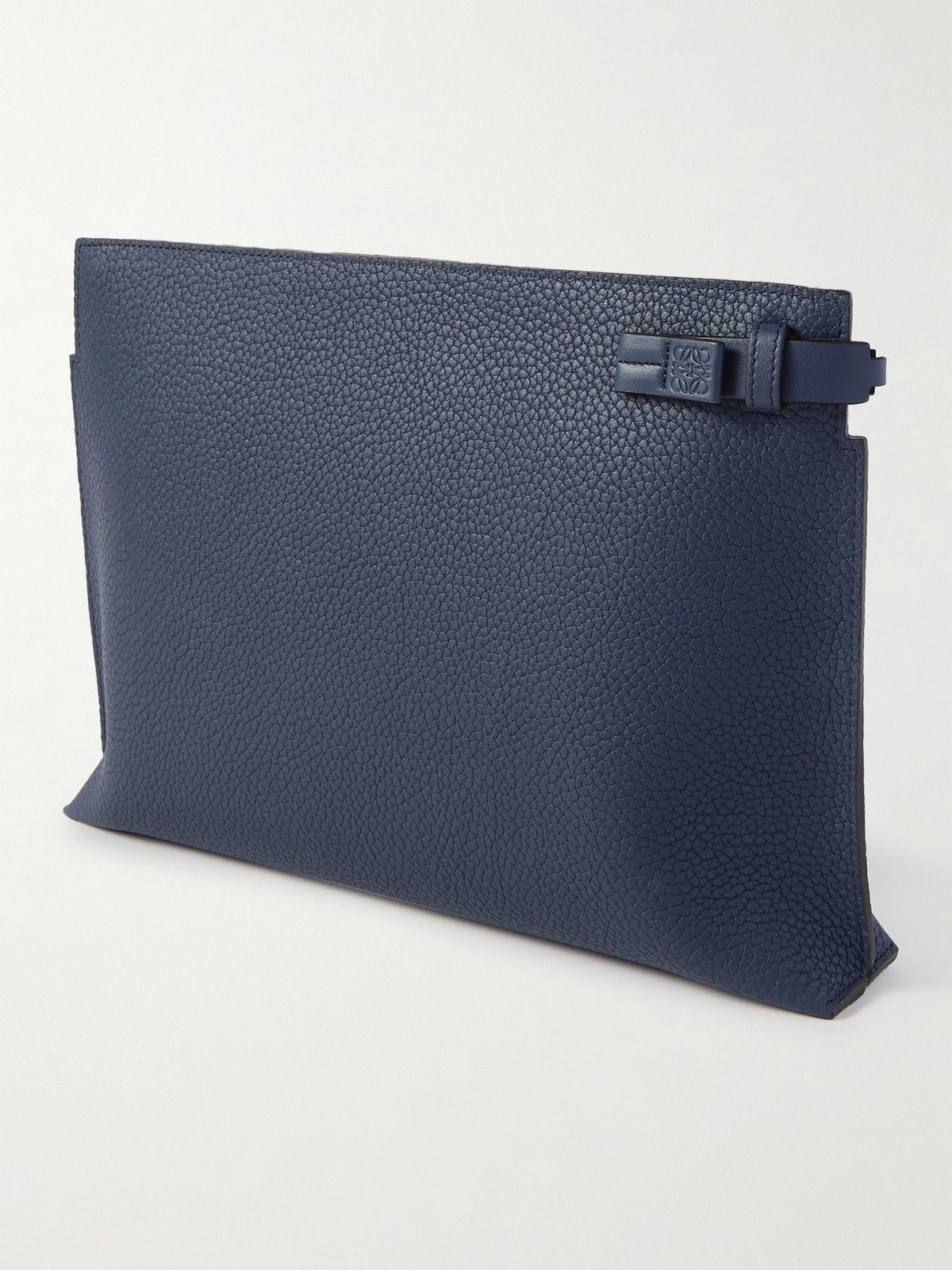 LOEWE - Logo-Debossed Full-Grain Leather Pouch Loewe