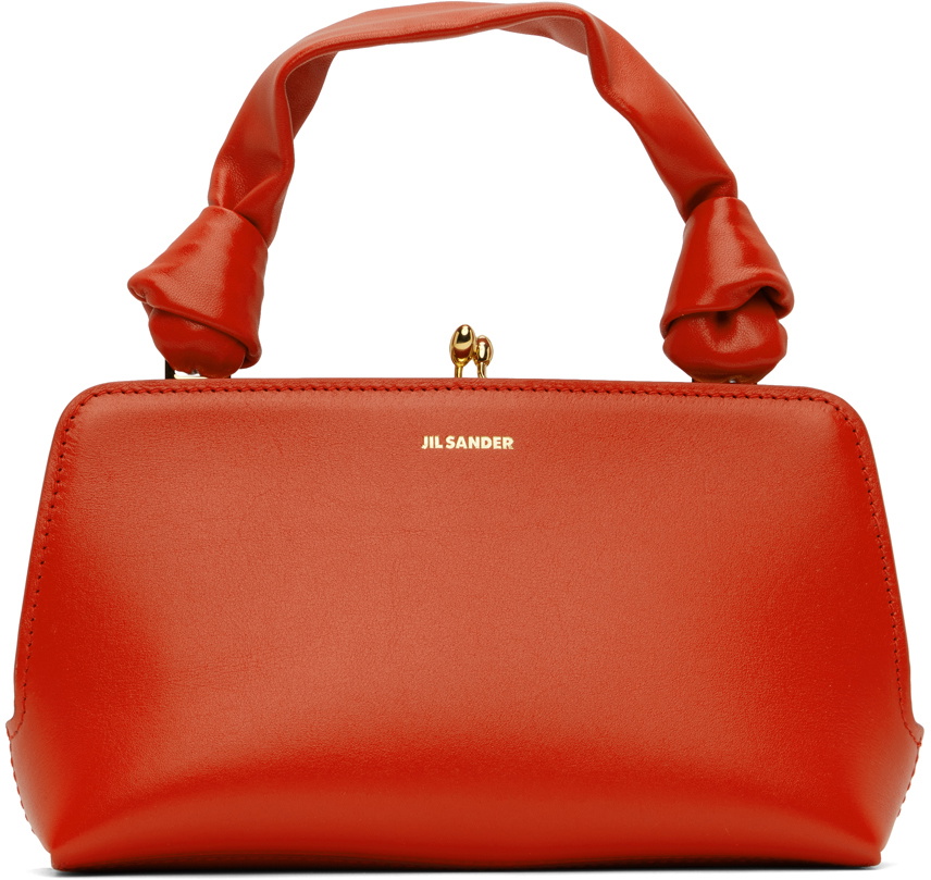 Jil Sander Red Mini Goji Bag Jil Sander