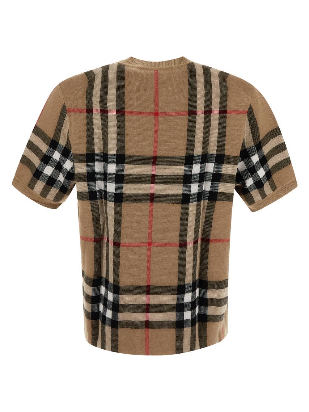Burberry Check T Shirt Burberry
