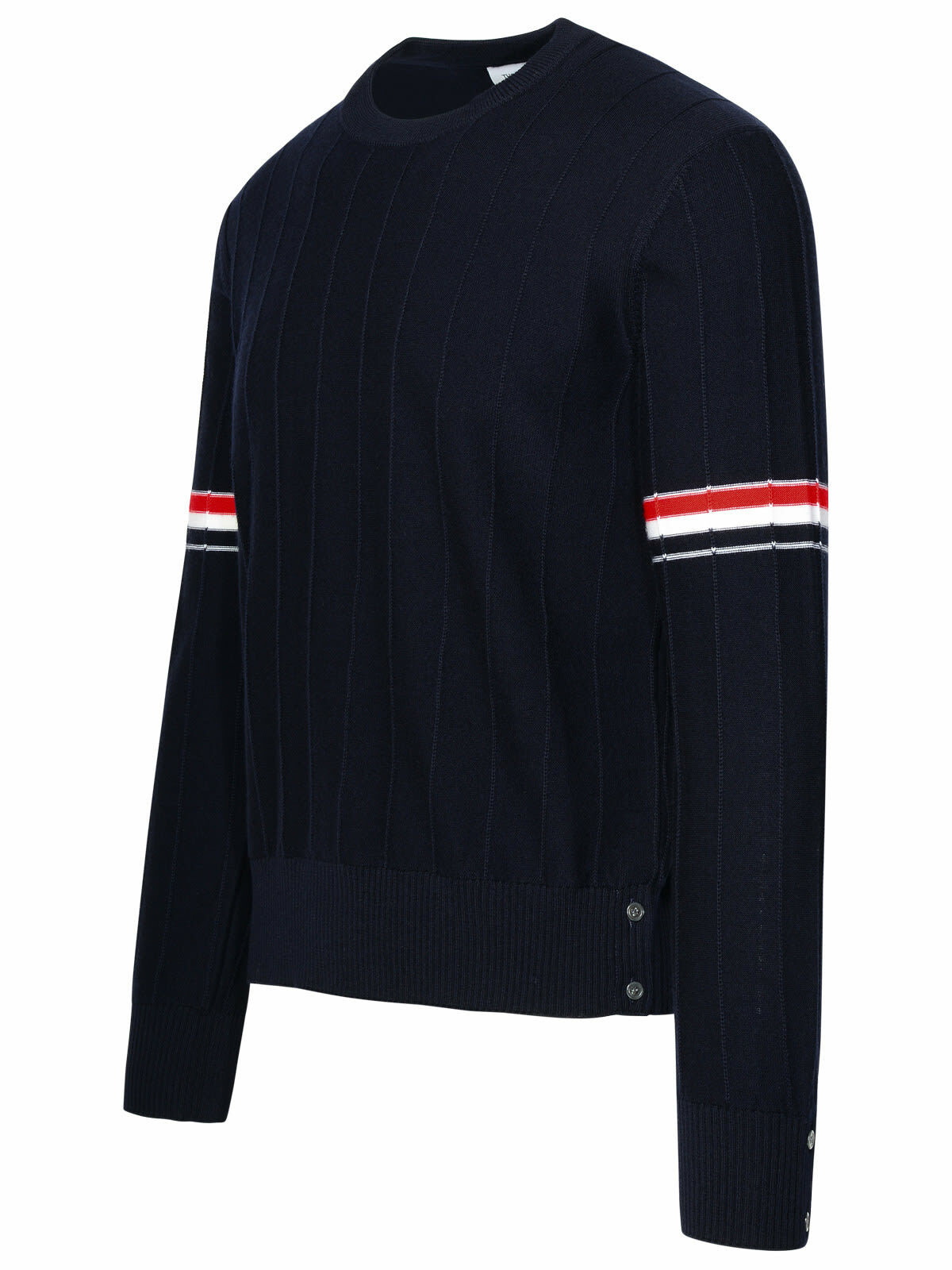 Thom Browne Blue Virgin Wool Sweater Thom Browne
