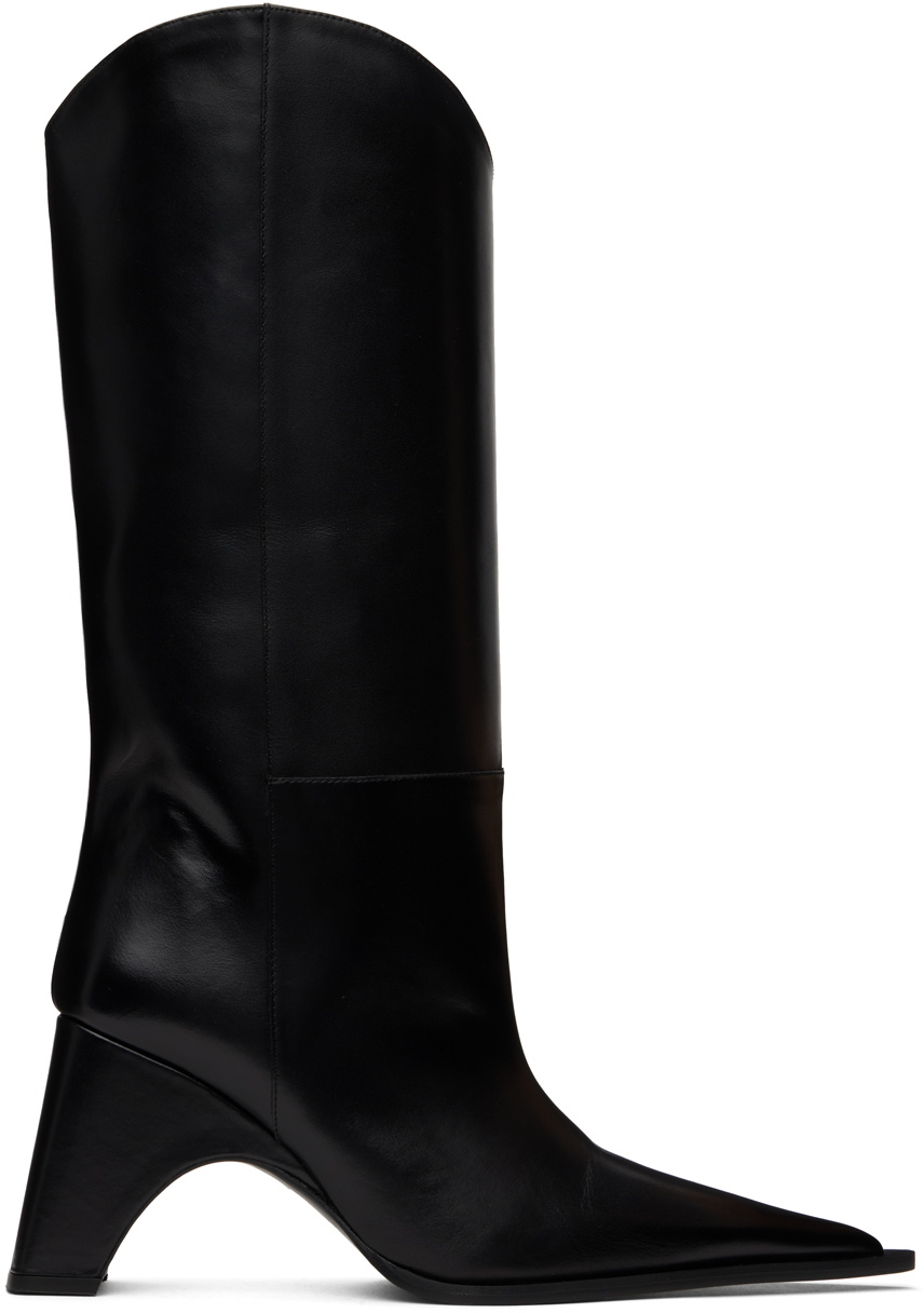 Coperni Black Bridge Cowboy Boots Coperni