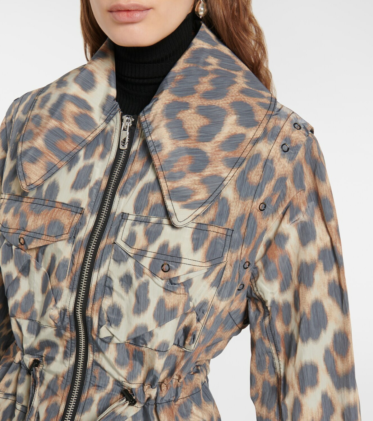 Ganni - Leopard-print jacket GANNI
