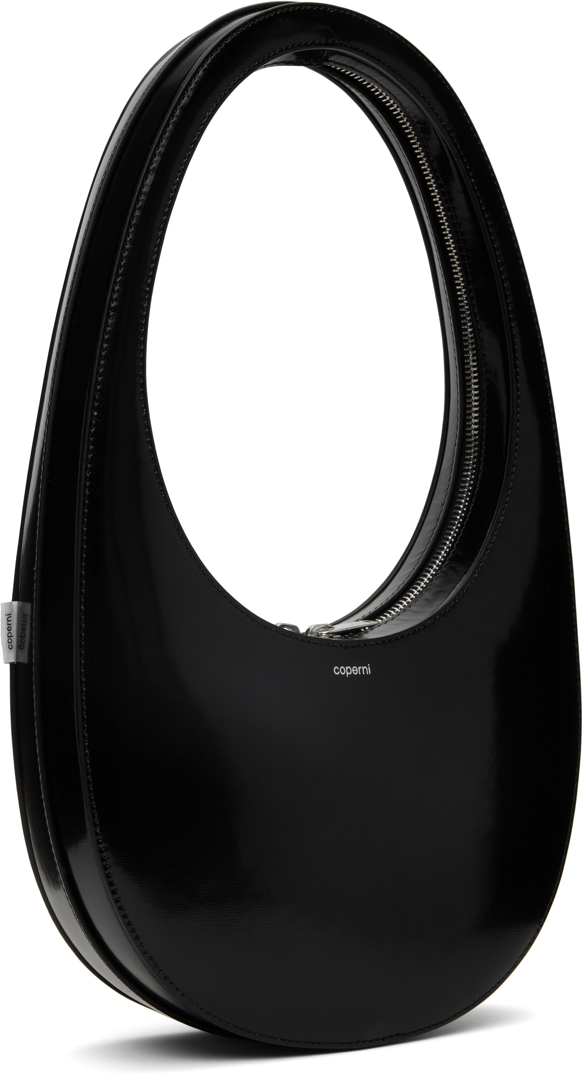 Coperni Black Gloss Swipe Bag Coperni