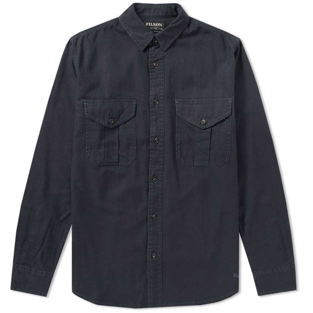 Filson Lightweight Alaskan Guide Shirt Blue Filson