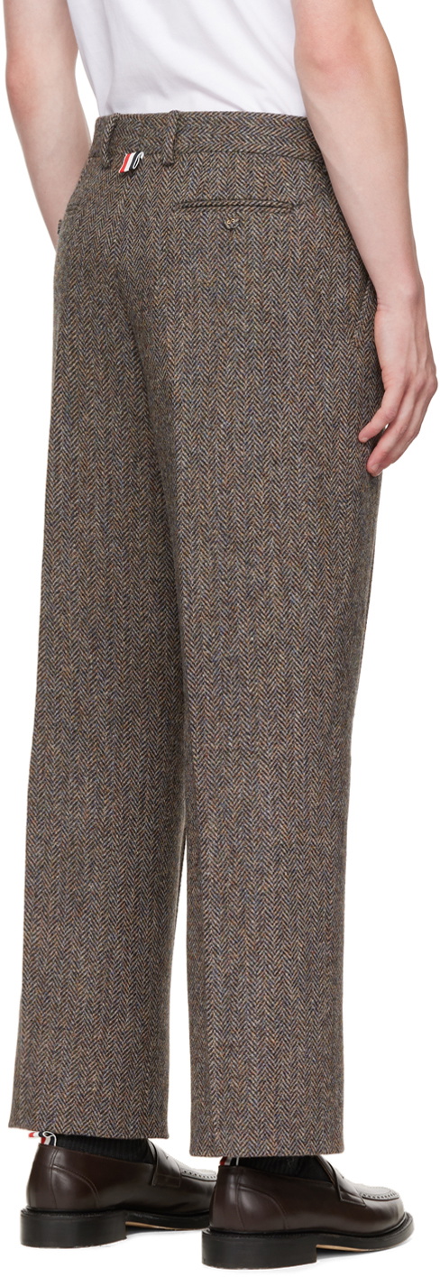 Thom Browne Brown Sack Trousers Thom Browne