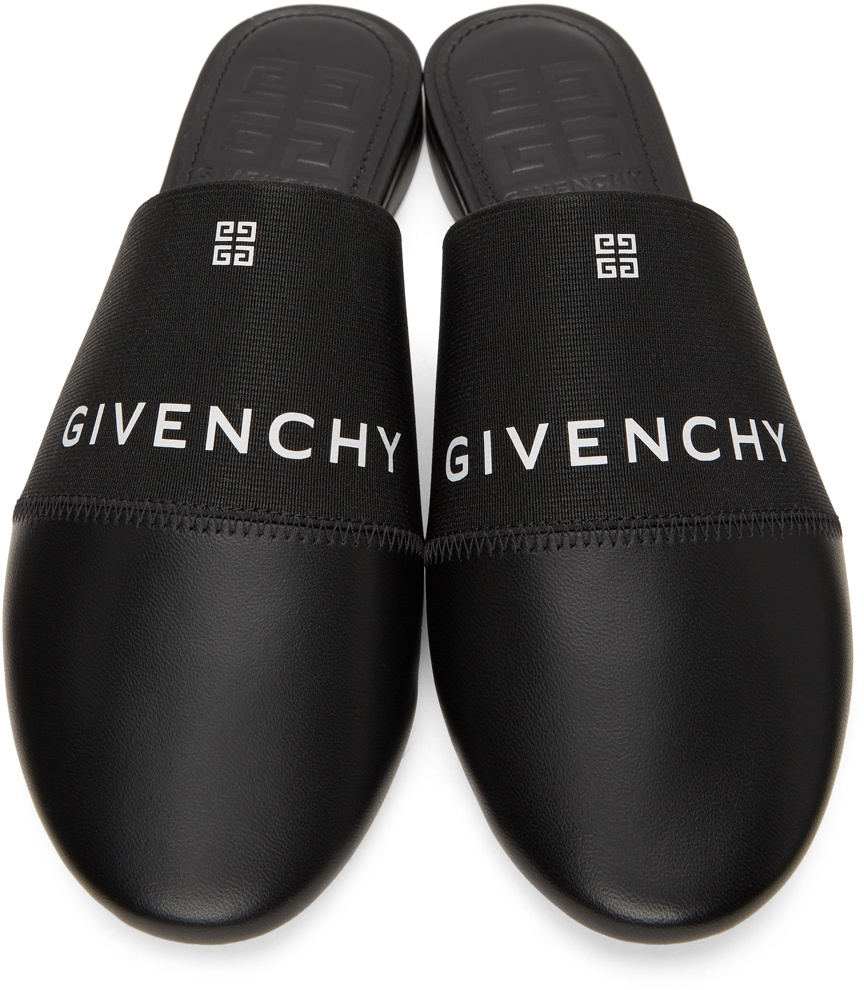 Givenchy Black Nappa Slip-On Mules Givenchy
