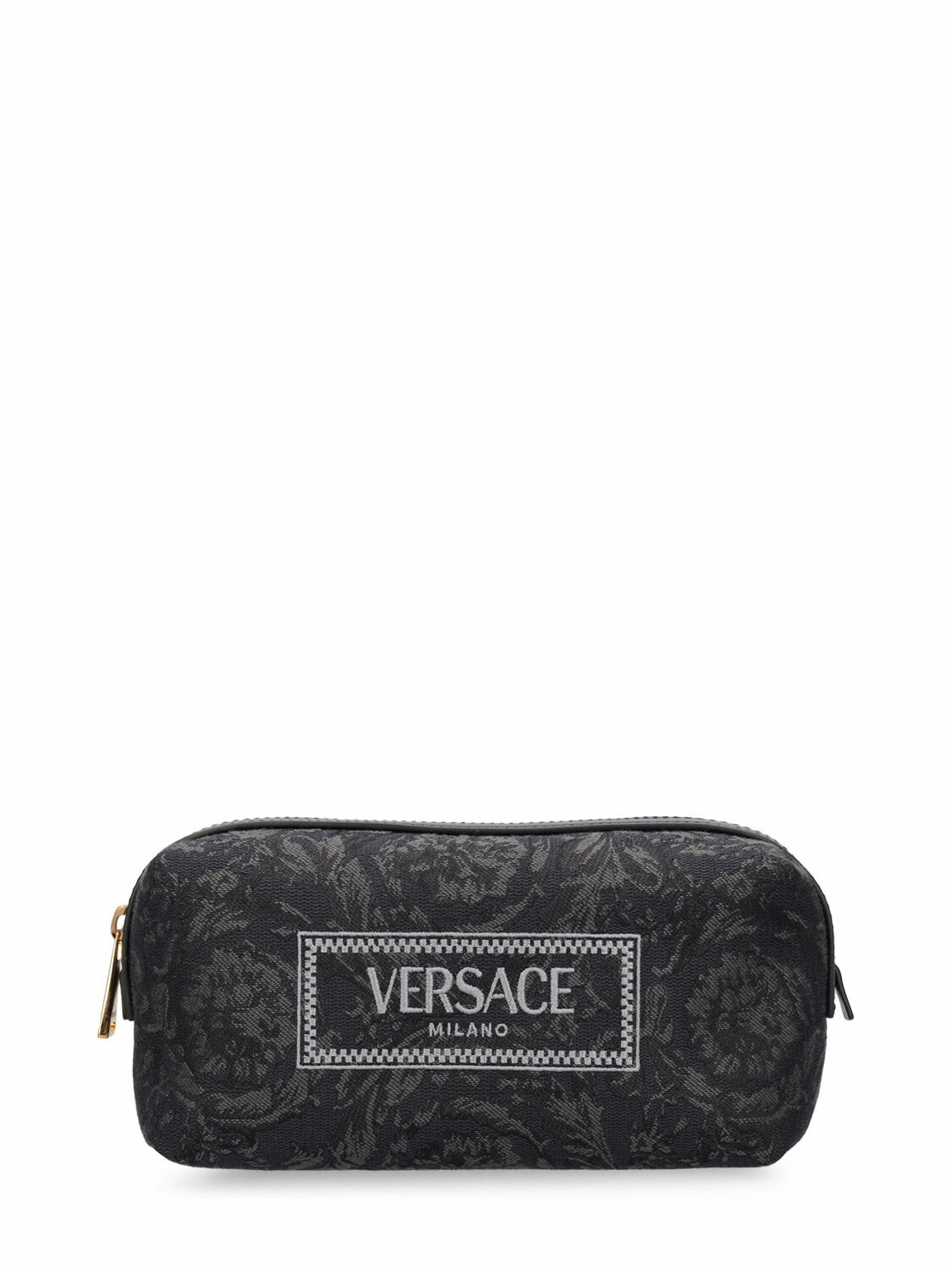 VERSACE - Logo Jacquard Makeup Bag Versace