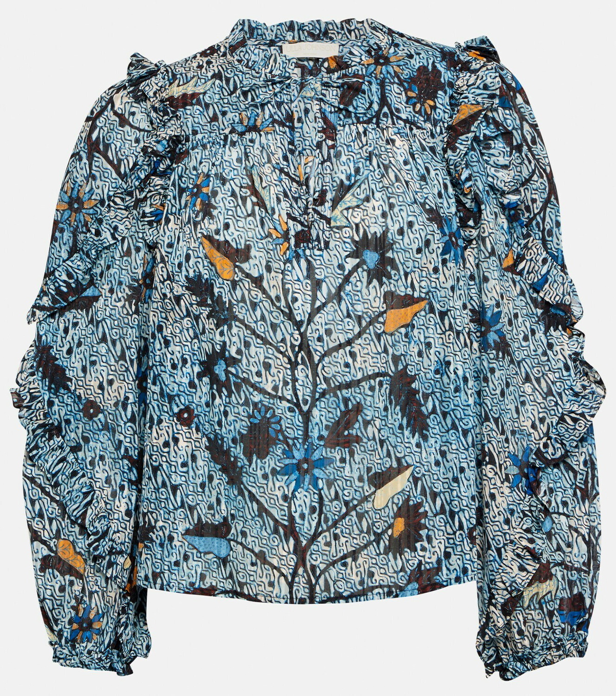 Ulla Johnson Manet printed cotton-blend blouse Ulla Johnson