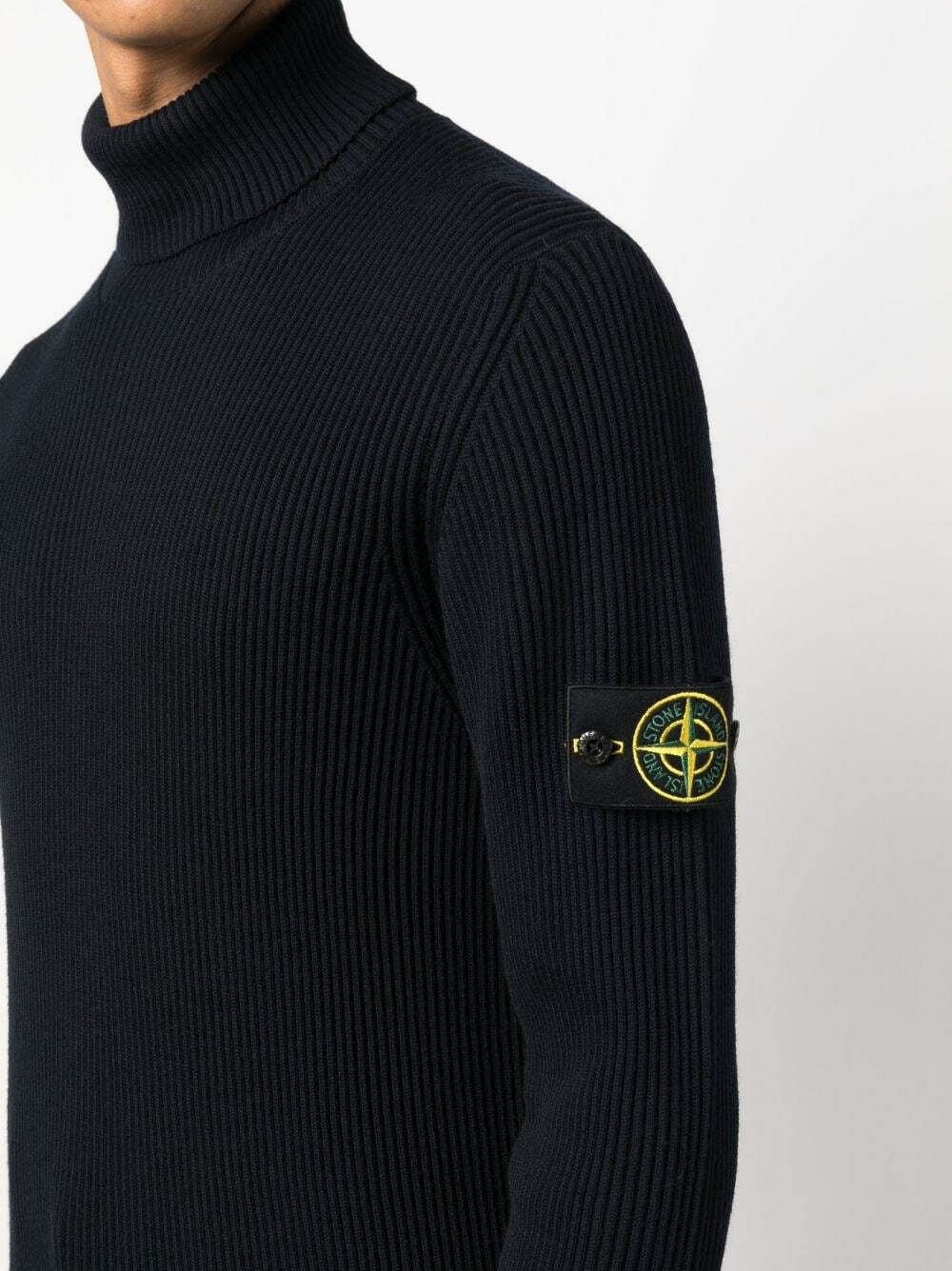 STONE ISLAND - Wool Turtleneck Stone Island