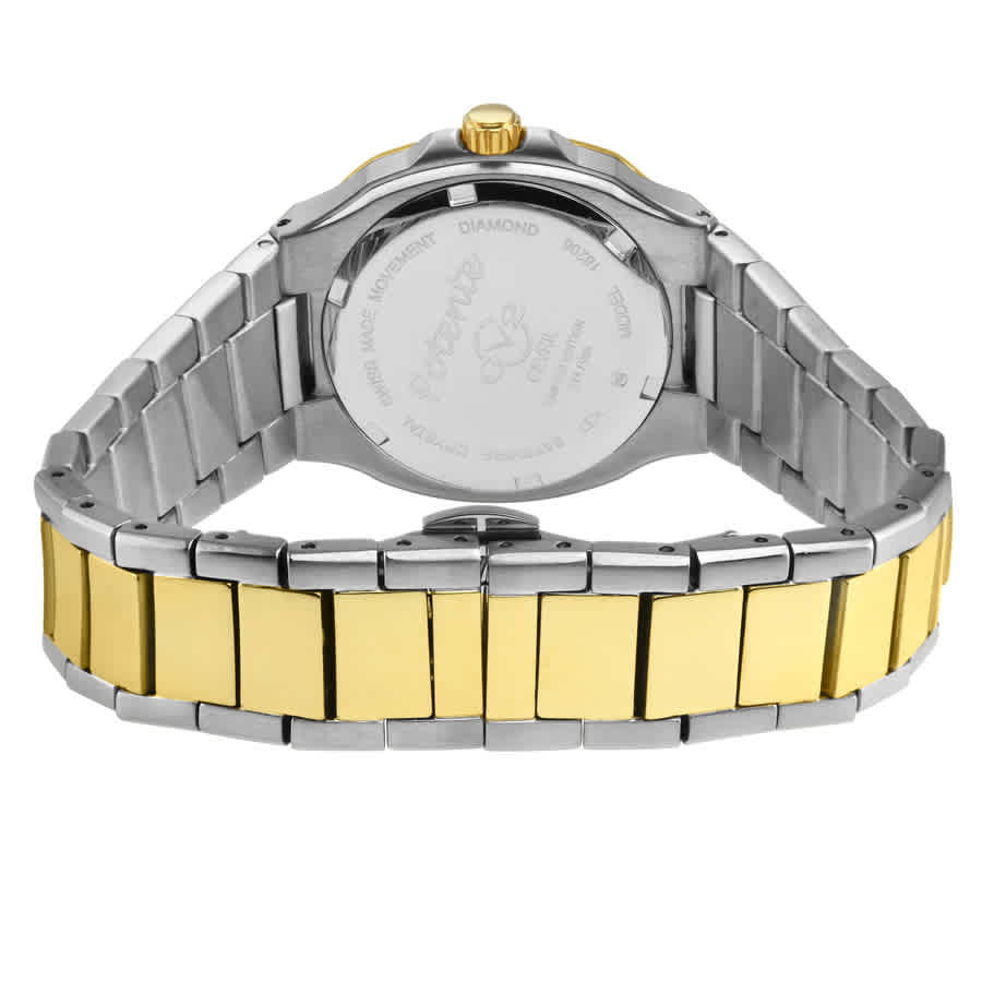 GV2 by Gevril Potente Diamond Mother of Pearl Dial Ladies Watch 18206B ...