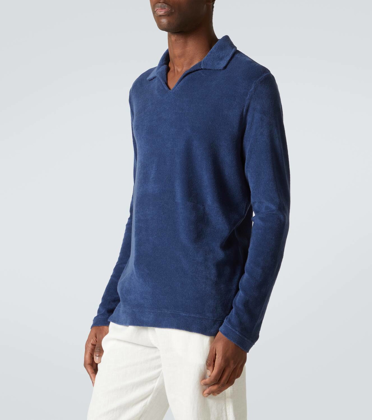 Fedeli Cotton terry polo shirt Fedeli