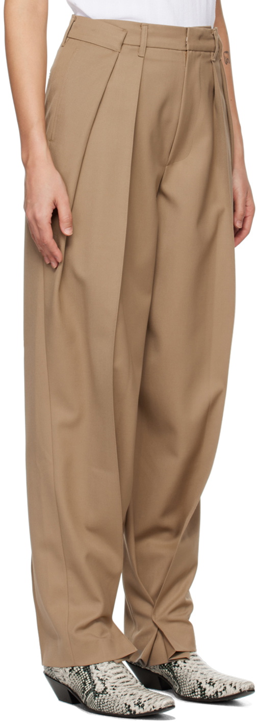 ADER error Beige Ani Trousers ADER error