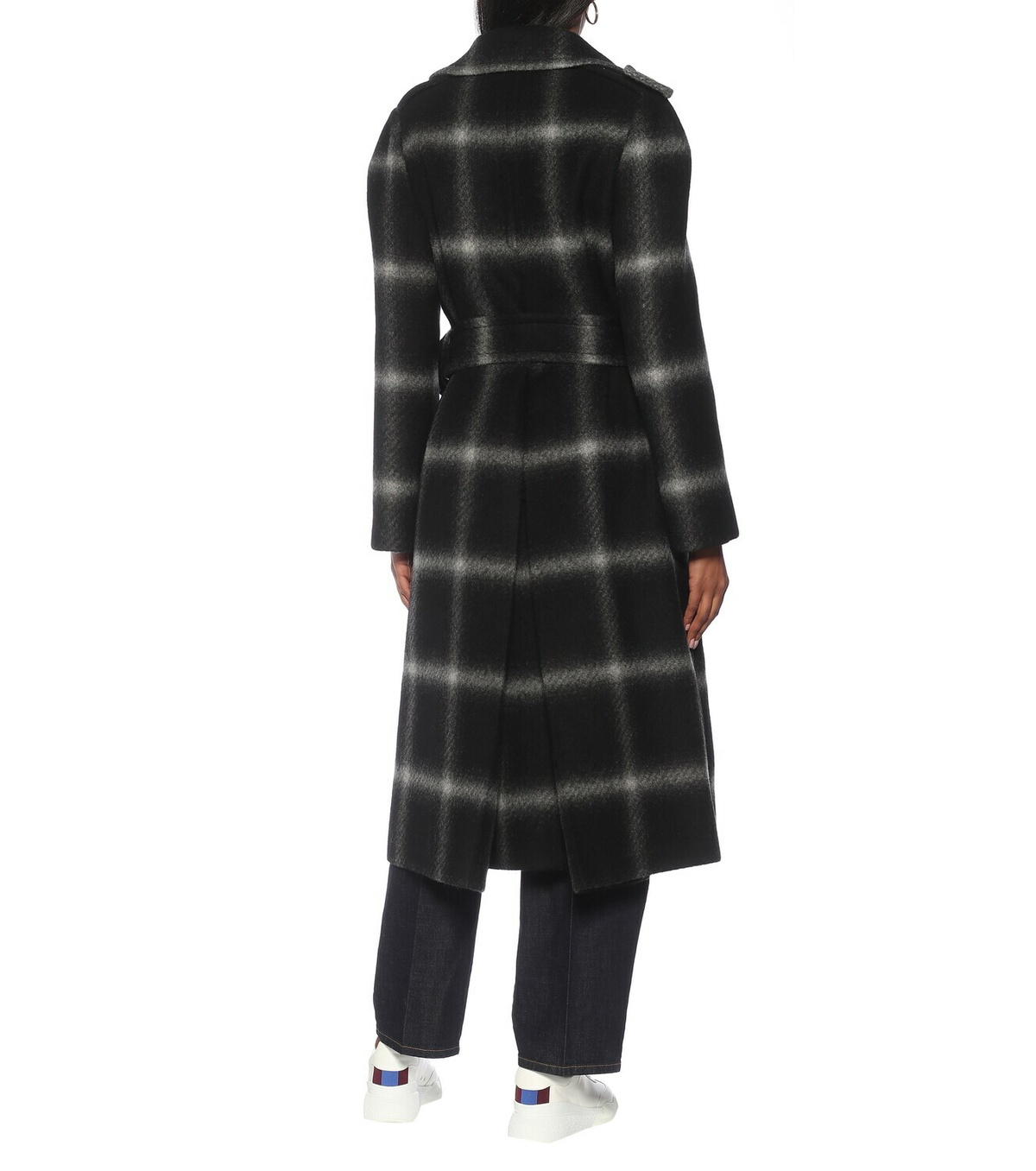 Stella McCartney Checked wool coat Stella McCartney