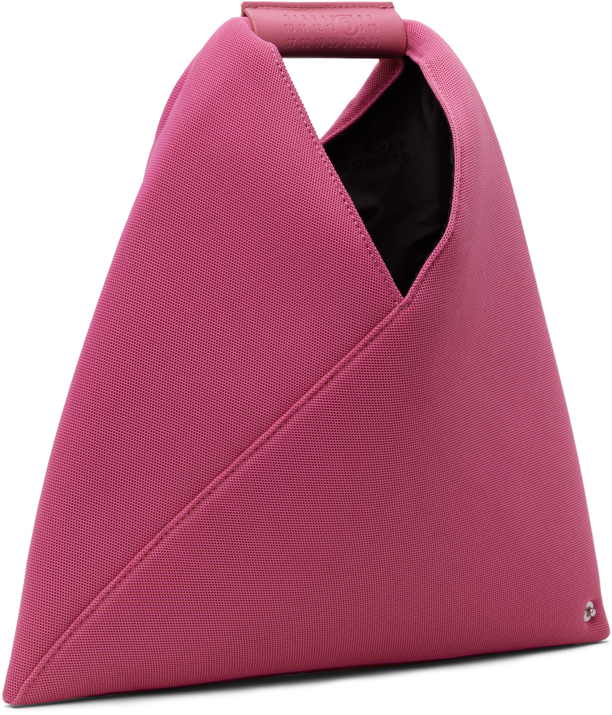 MM6 Maison Margiela Kids Pink Triangle Mini Tote MM6 Maison Margiela