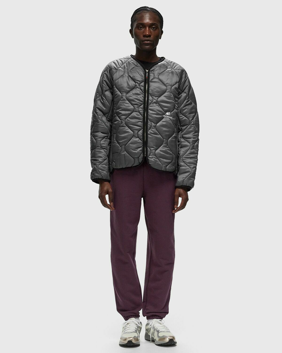 New Balance Quilted Jacket Black Windbreaker New Balance