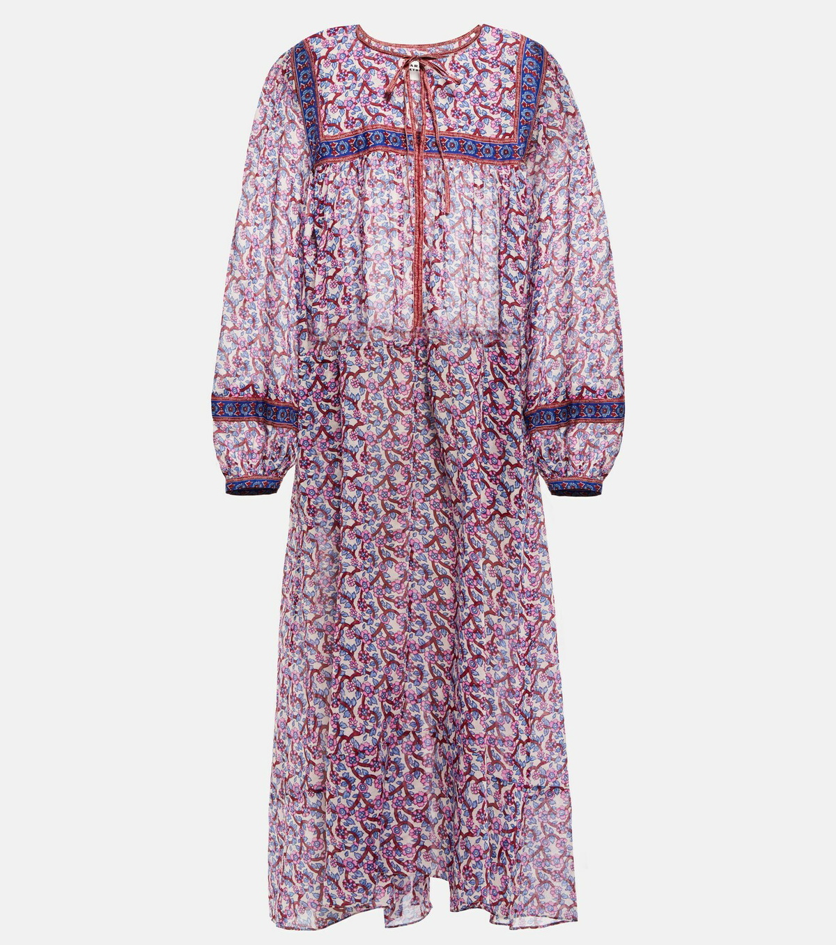 Marant Etoile Greila floral cotton midi dress Isabel Marant Etoile