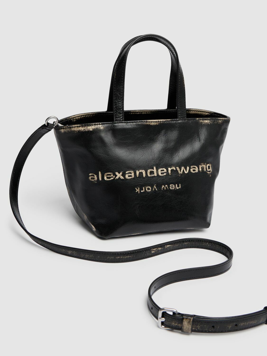 ALEXANDER WANG Small Punch Leather Tote Bag Alexander Wang