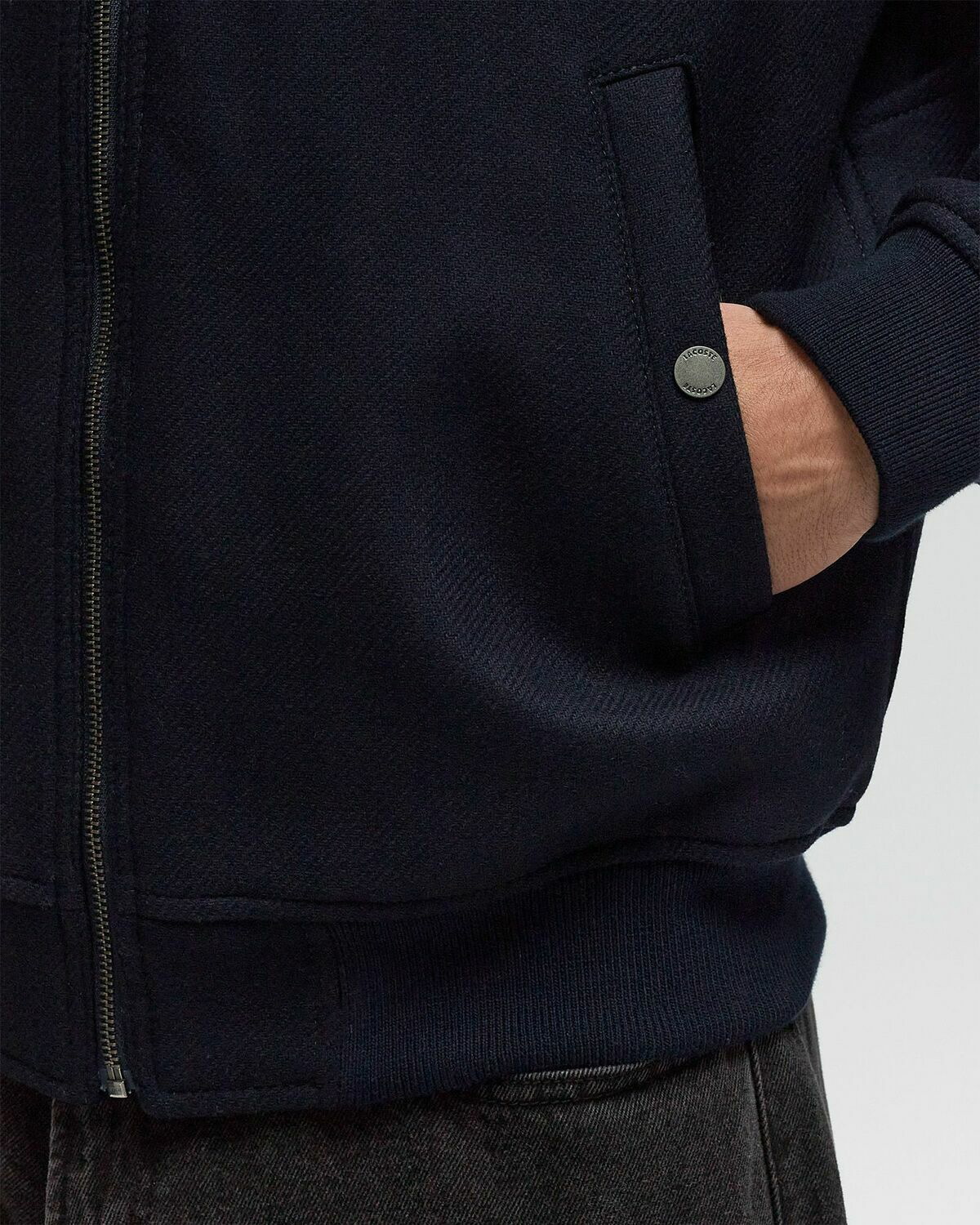 Lacoste Jacket Blue Bomber Jackets Lacoste