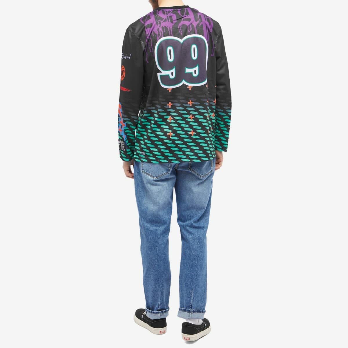 Ksubi x ASAP TyY Moto Jersey in Black Ksubi