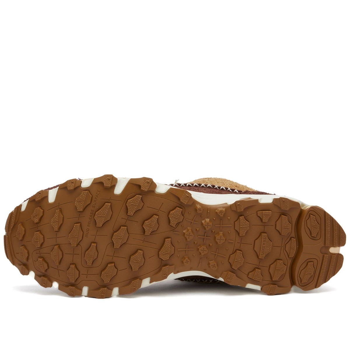 END. X Adidas Mocaturf 'Flyfishing' Sneakers in Sand/Chalk White adidas