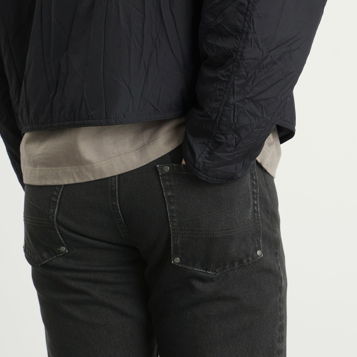 Entire Studios Men's Slem Jeans in Magnetite Entire Studios