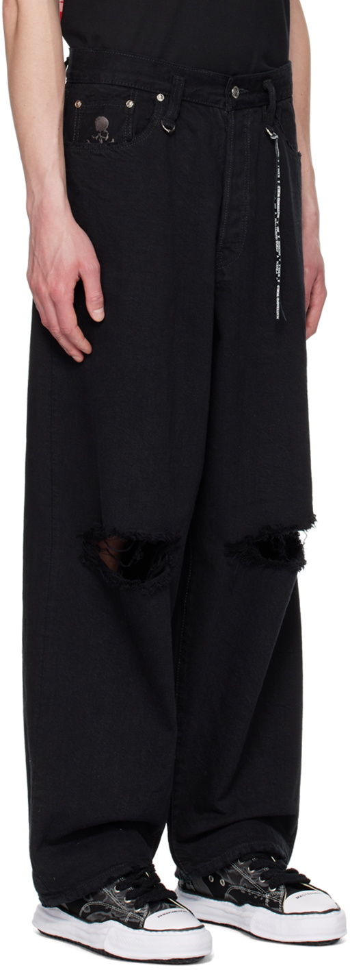 mastermind WORLD Black Water-Repellent Jeans MASTERMIND WORLD