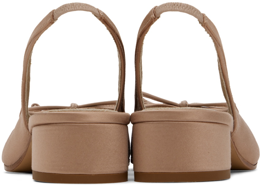Maison Margiela Pink Tabi Slingback Heels Maison Margiela