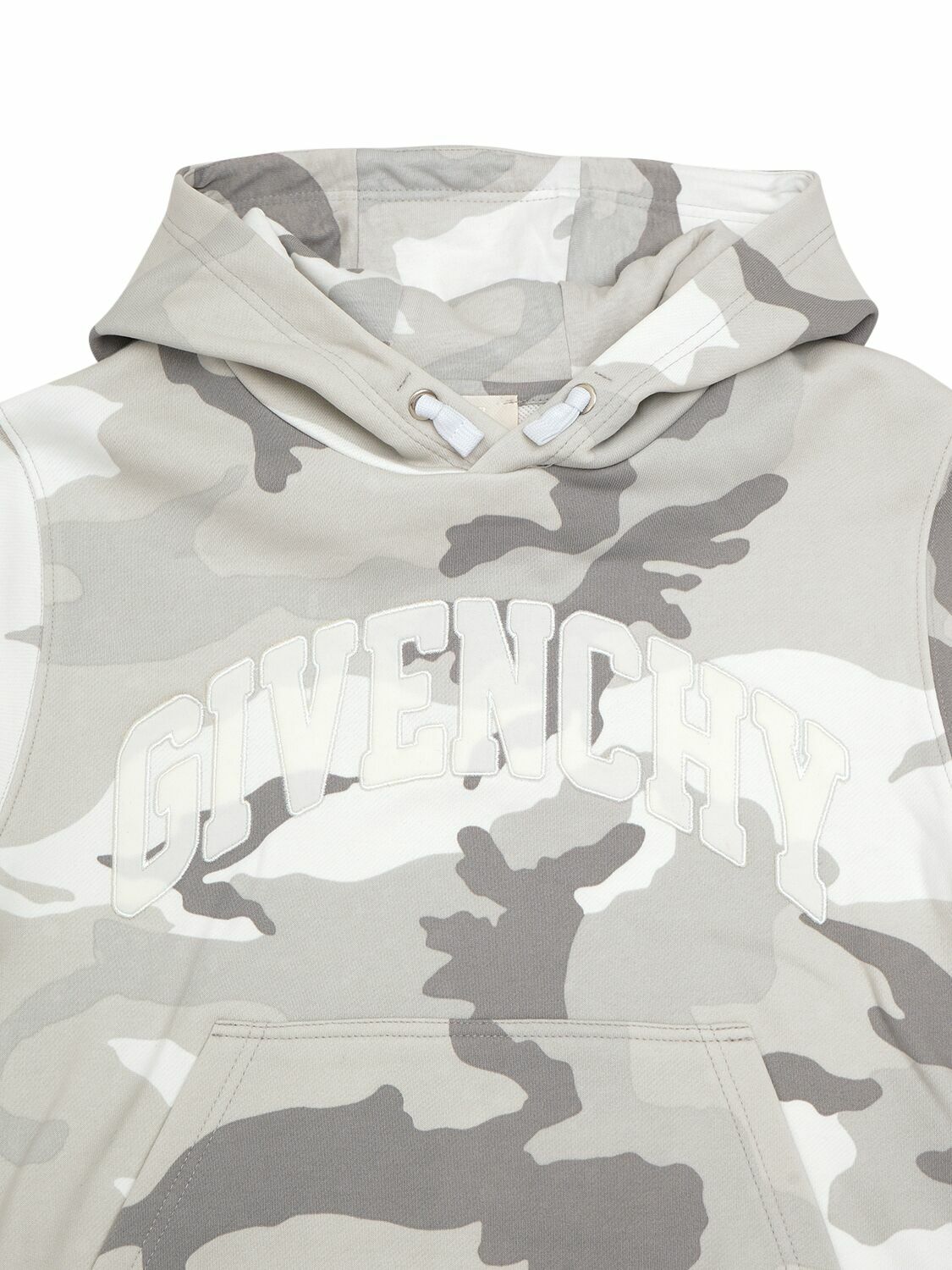 GIVENCHY Printed Cotton Fleece Hoodie Givenchy