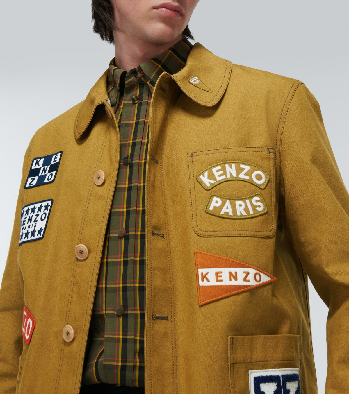 Kenzo - Embroidered cotton jacket Kenzo