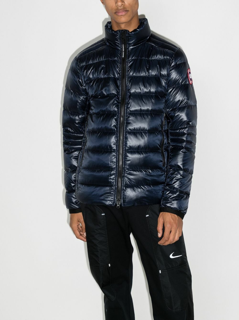 Canada Goose Blue Crofton Quilted Jacket Canada Goose