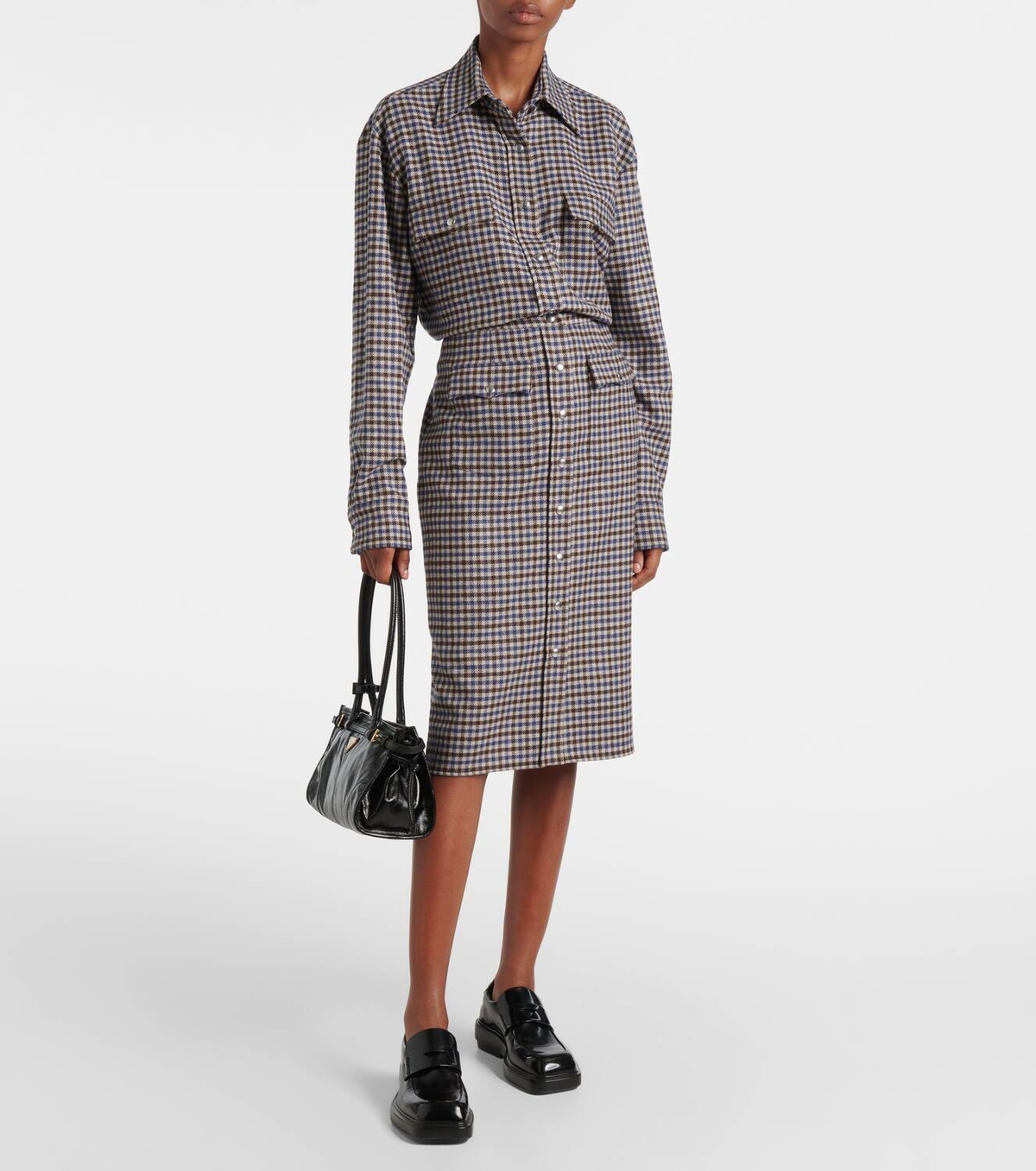 Prada Checked wool shirt Prada