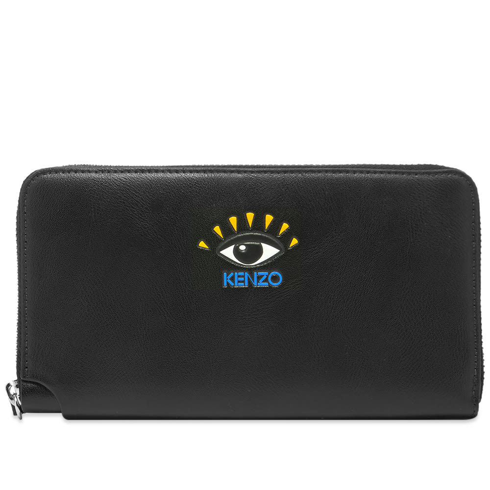 Kenzo Eye Leather Long Zip Wallet Kenzo