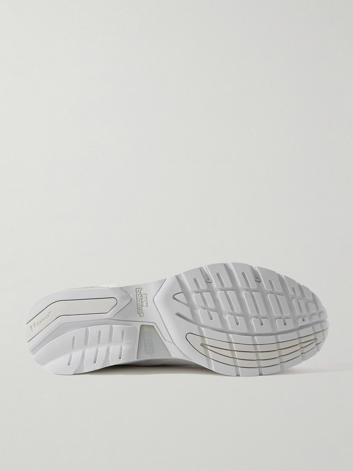 New Balance - 992 Core Suede, Mesh and Leather Sneakers - Gray New Balance