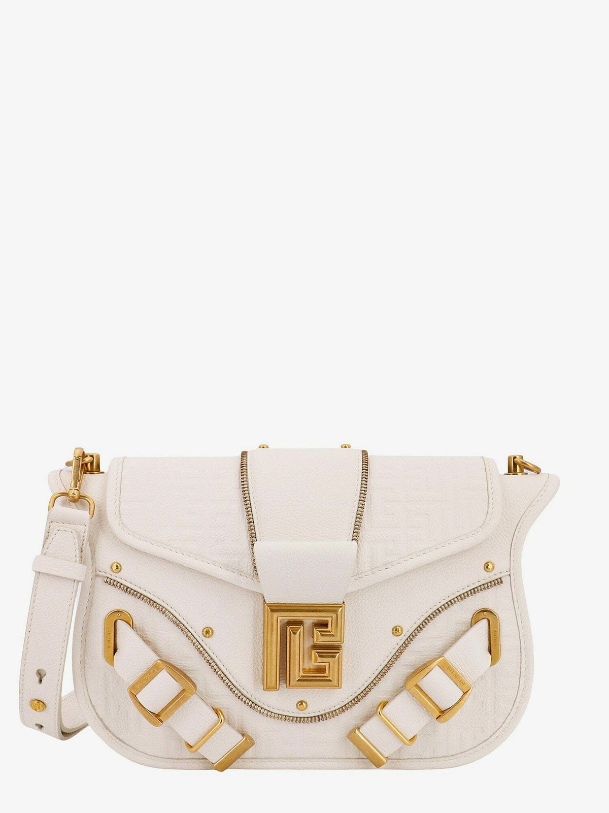 Balmain Shoulder Bag White Womens Balmain