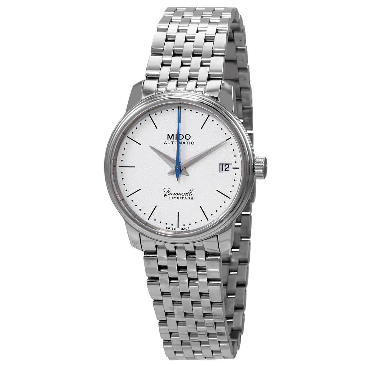 Mido Baroncelli Automatic White Dial Ladies Watch M0272071101000 Mido