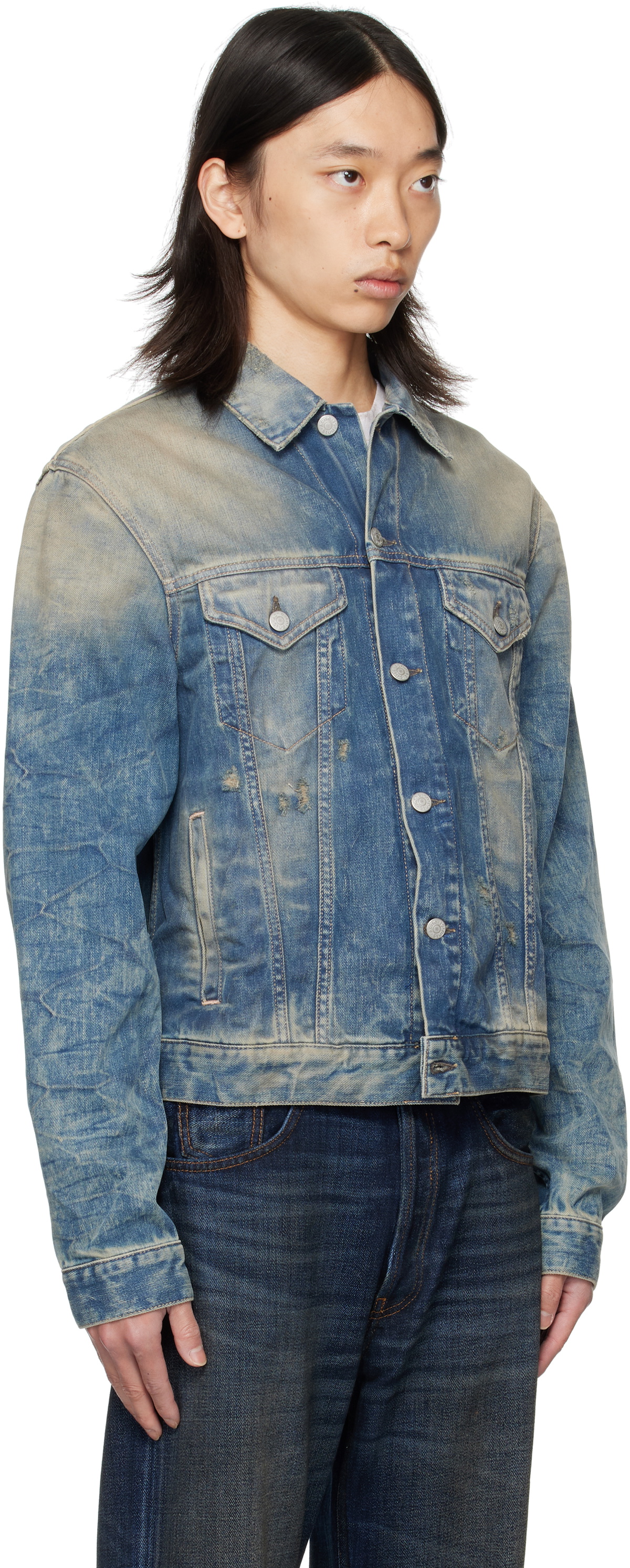 Acne Studios Blue 2006M Goldmine Denim Jacket Acne Studios