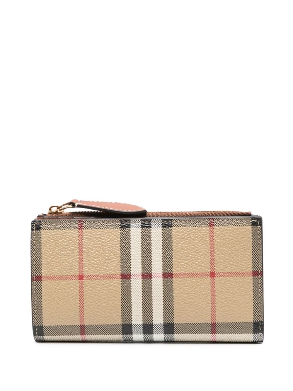 BURBERRY - Check Motif Continental Wallet Burberry
