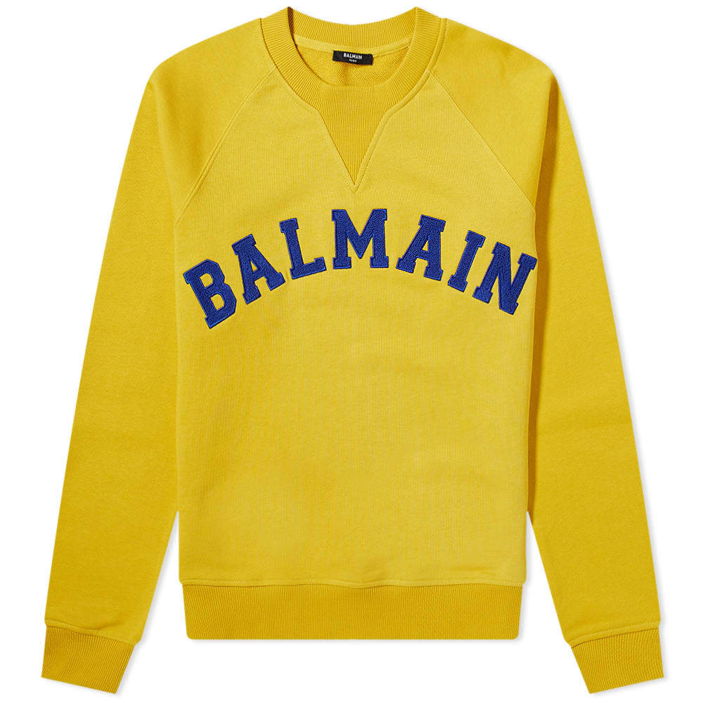 Balmain College Logo Crew Sweat Balmain