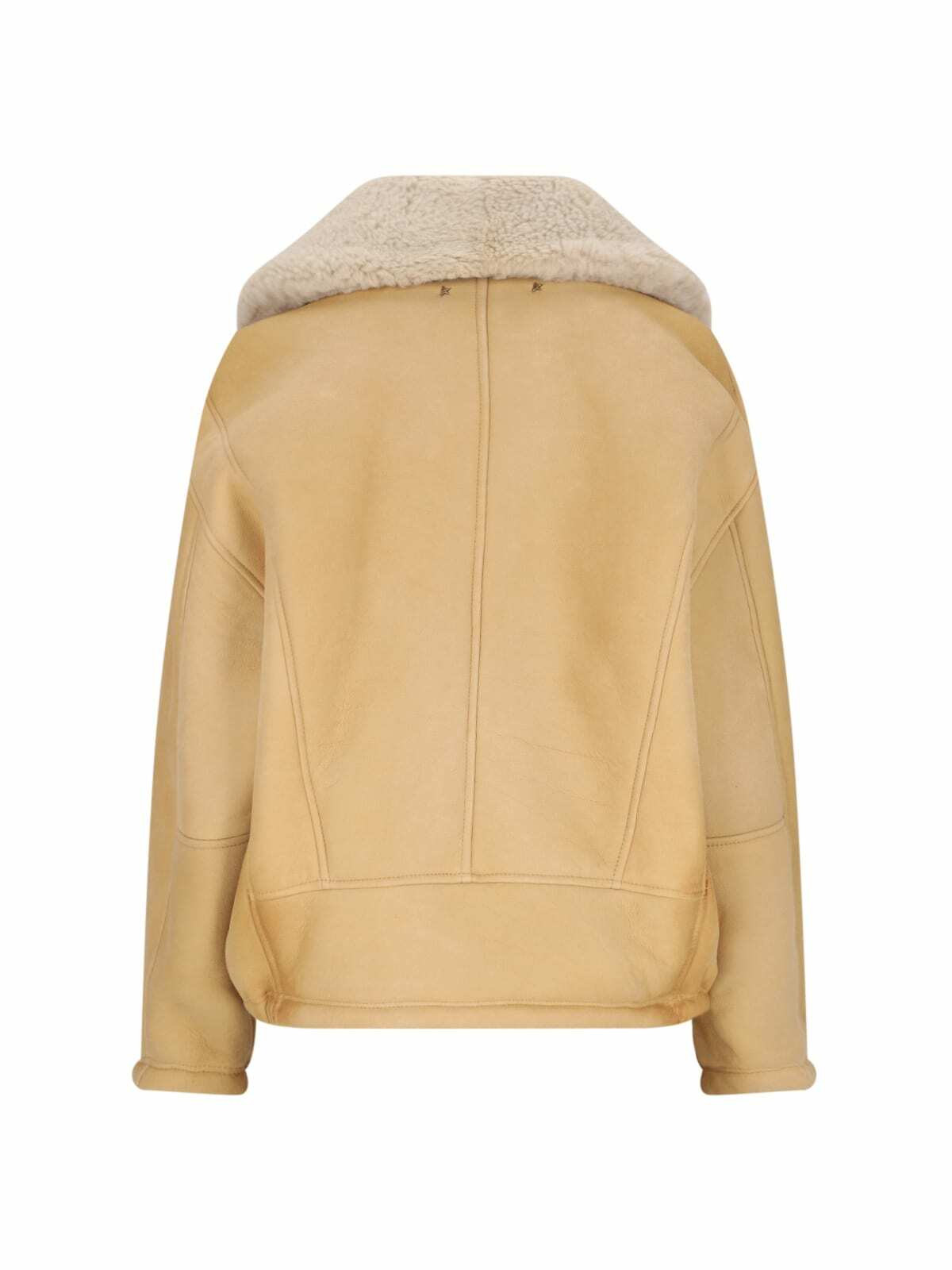 Golden Goose Single-breasted Shearling Jacket Golden Goose Deluxe Brand