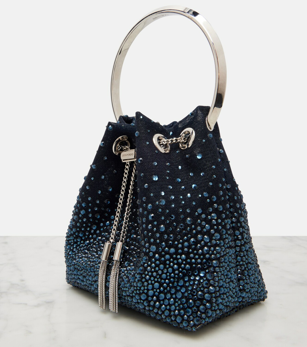 Jimmy Choo Bon Bon embellished bucket bag Jimmy Choo