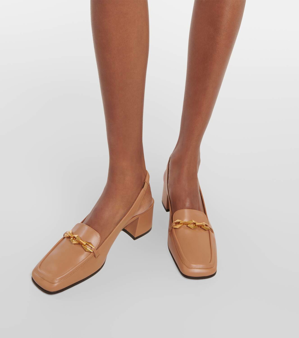 Jimmy Choo Diamond Tilda leather slingback pumps Jimmy Choo