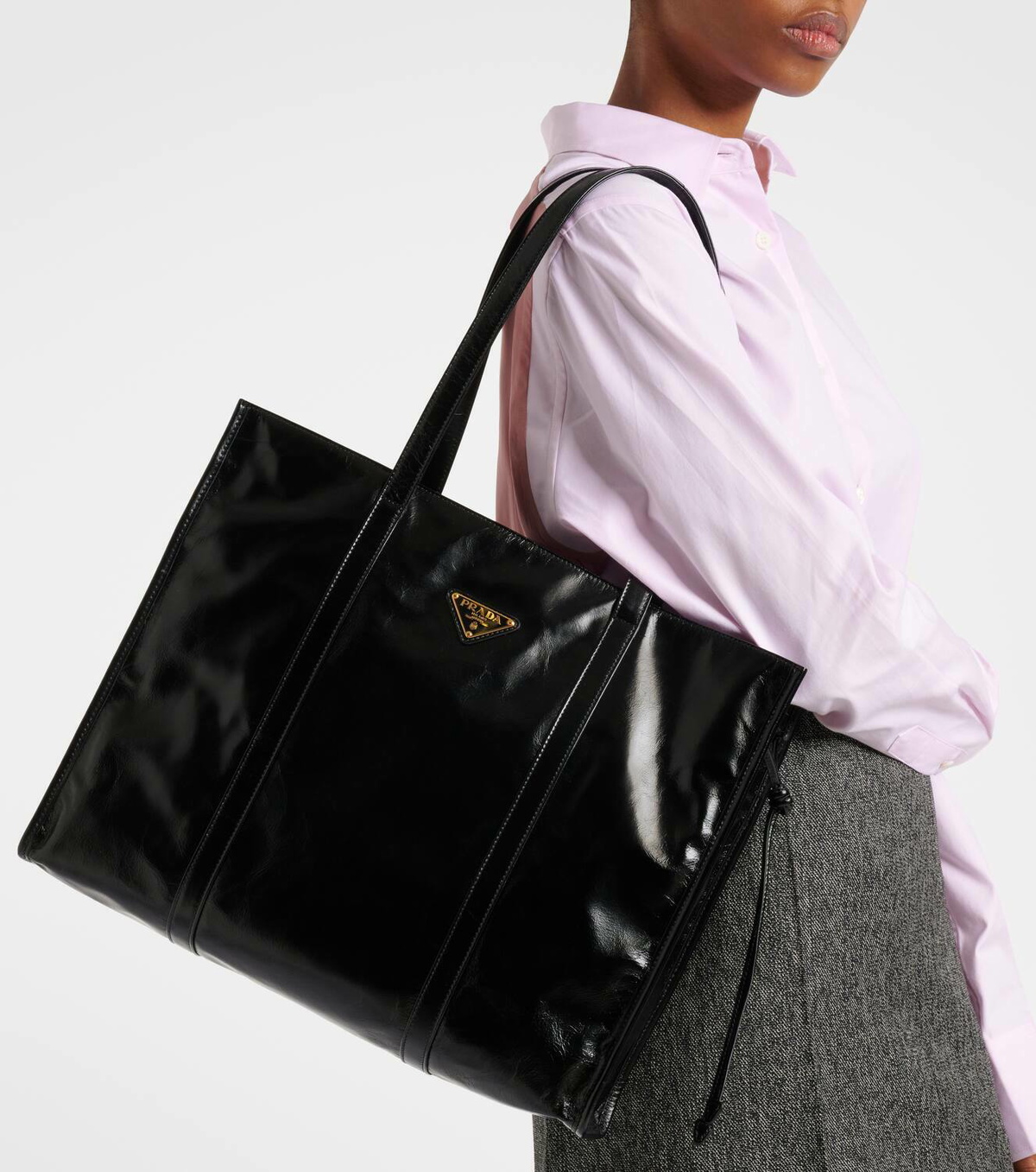 Prada Large leather tote bag Prada