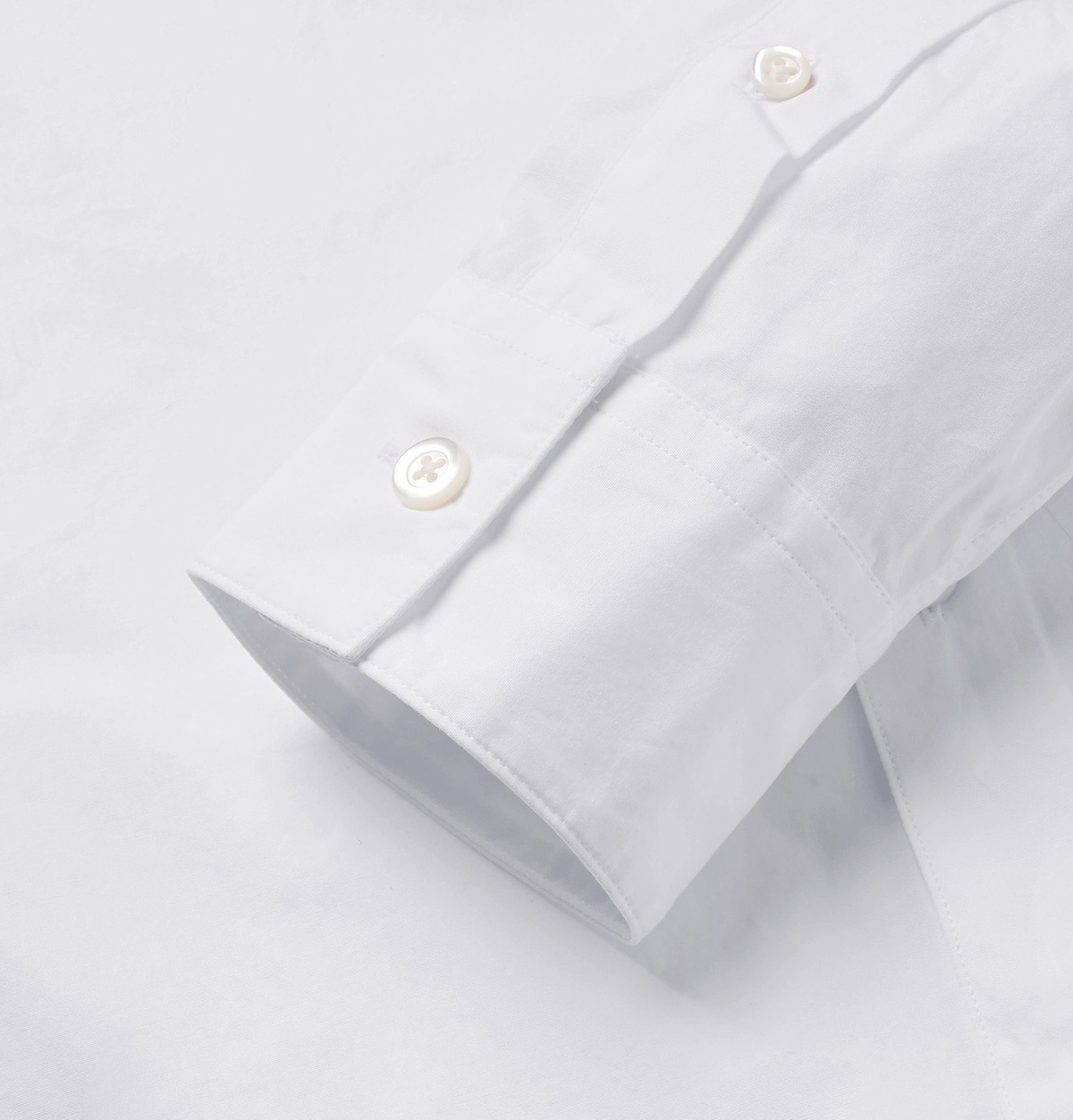 Norse Projects - Hans Grandad-Collar Cotton-Poplin Shirt - White Norse ...
