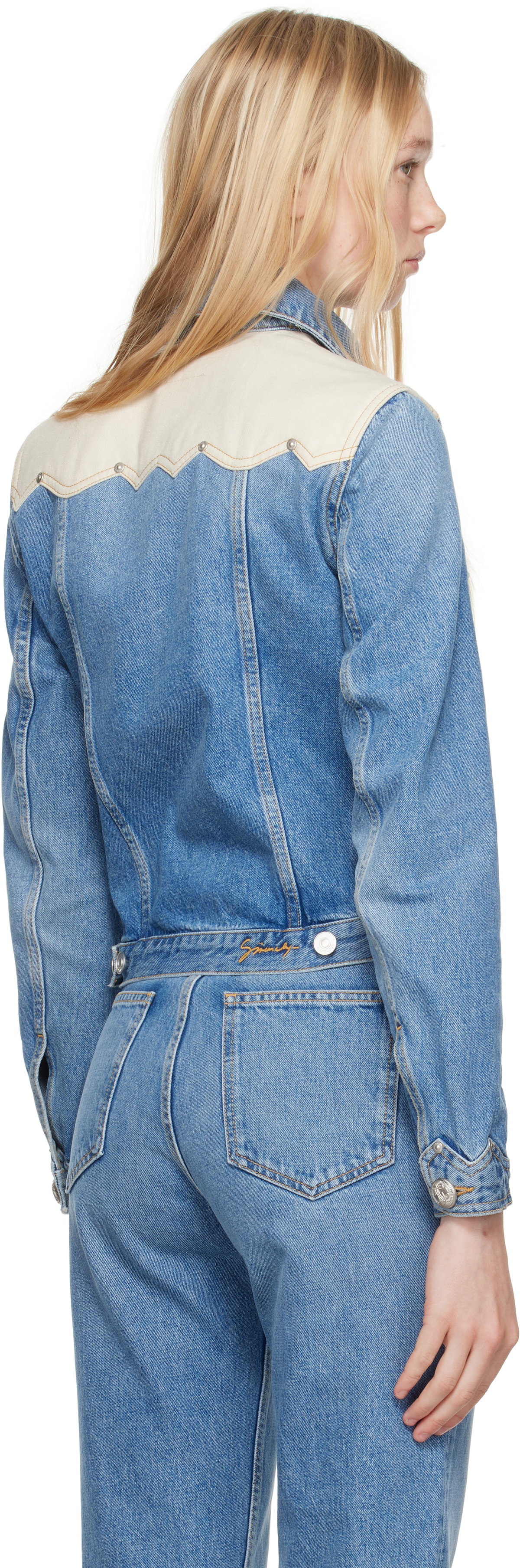 Givenchy Blue Yoke Denim Jacket Givenchy