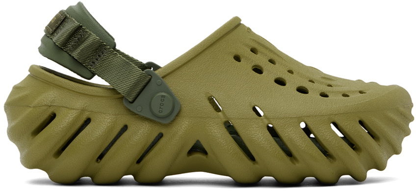 Crocs Green Echo Clogs Crocs