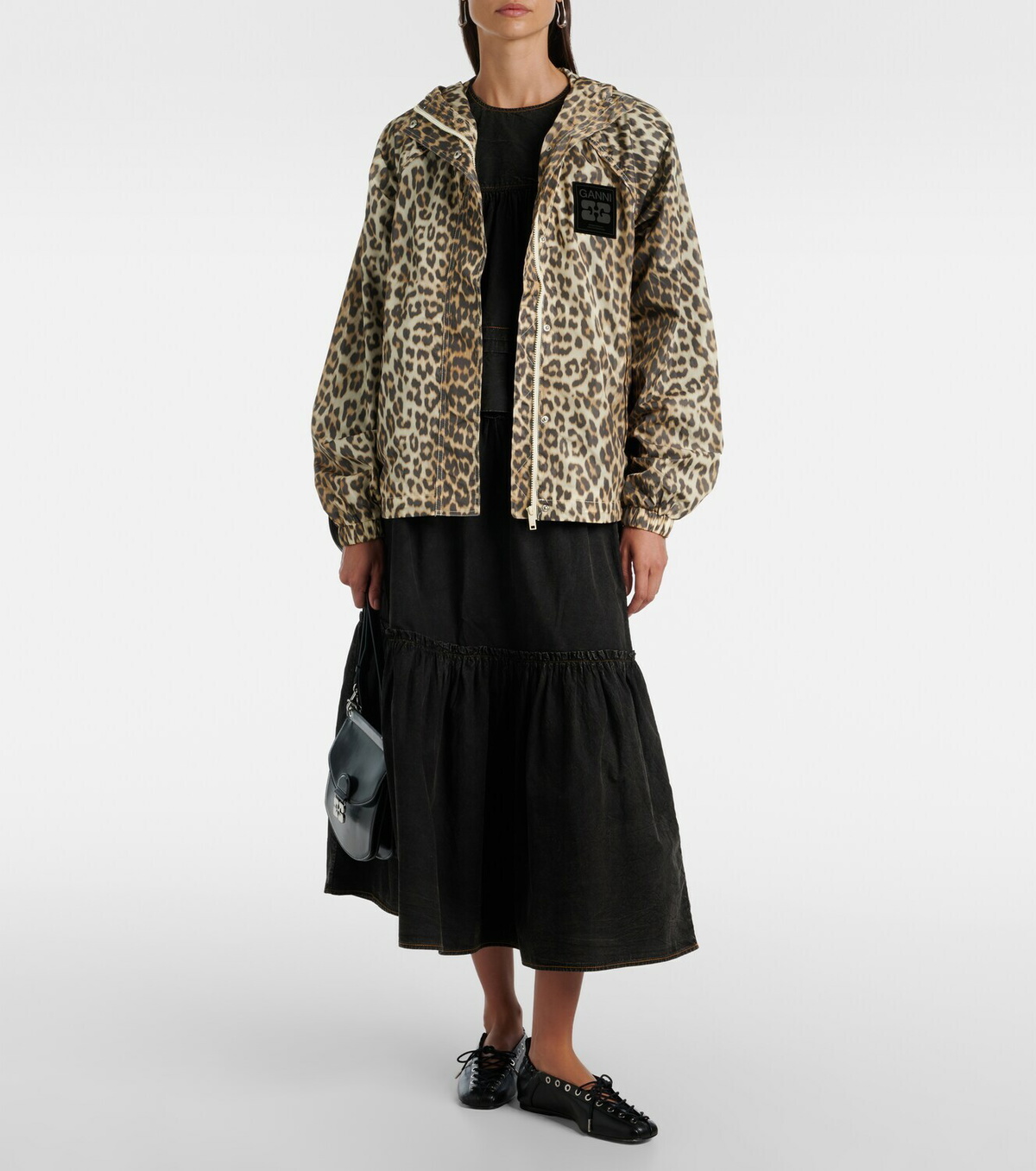 Ganni Leopard-print jacket GANNI