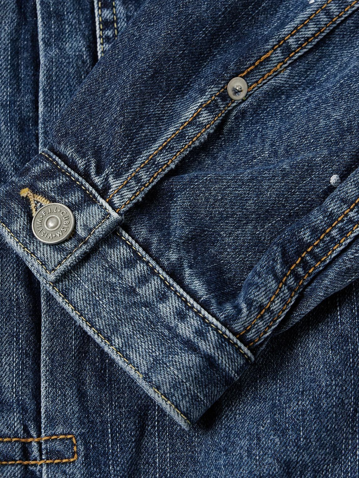 Visvim - Social Sculpture 101 Paint-Splattered Denim Jacket - Blue Visvim