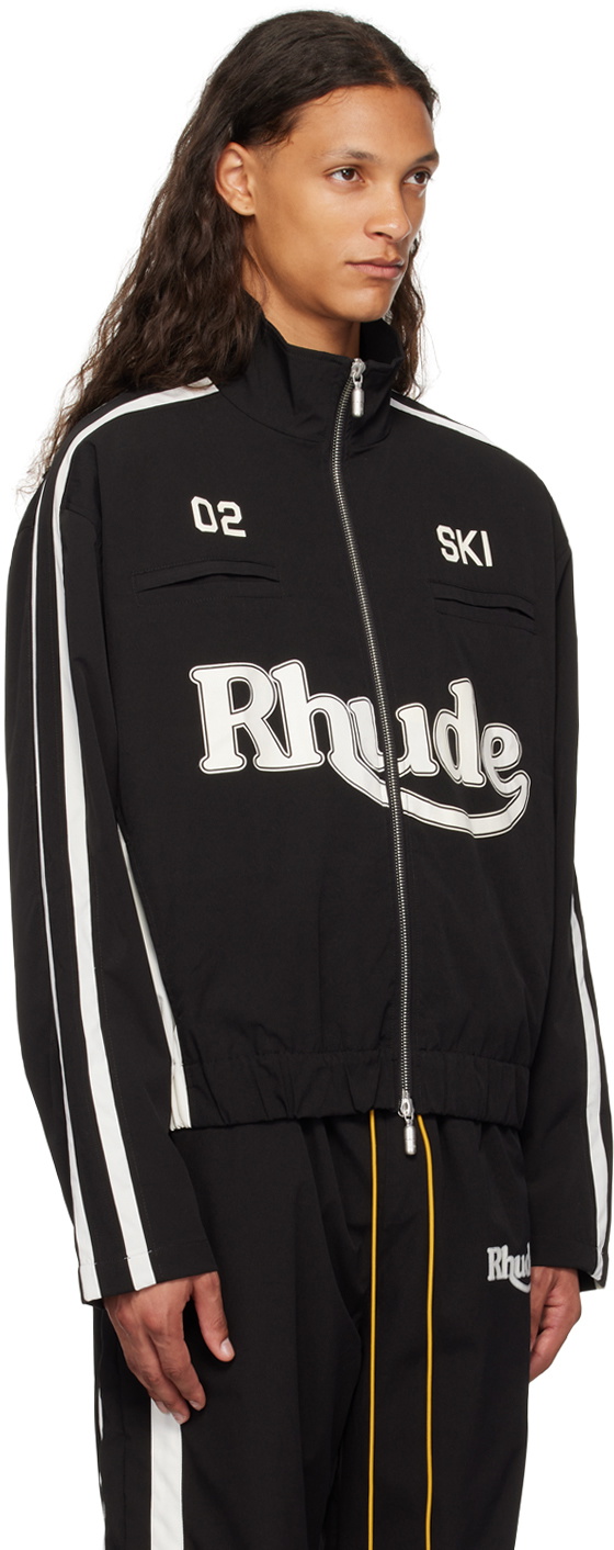 Rhude Black Ski Track Jacket Rhude