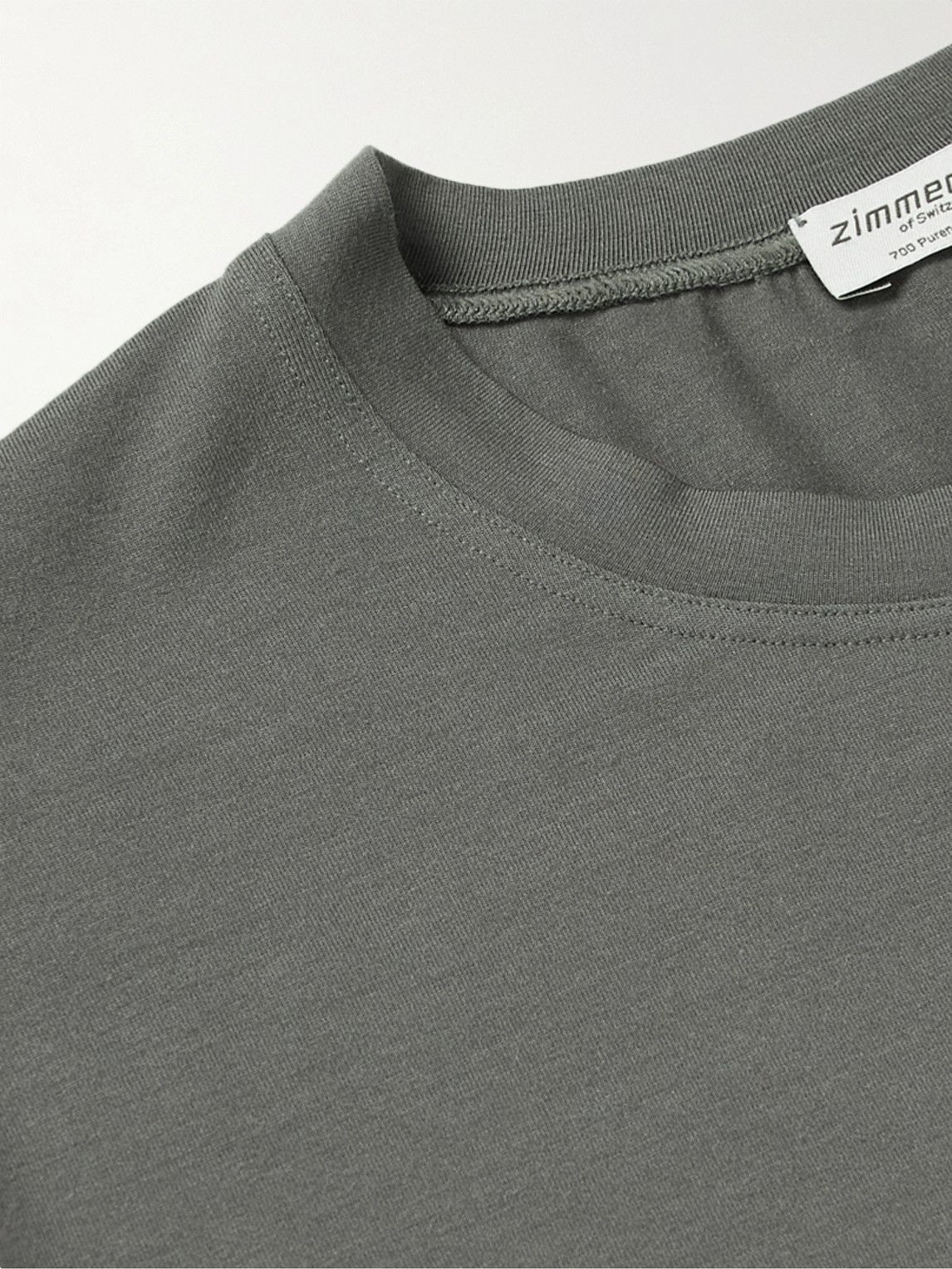 Zimmerli - Pureness Slim-Fit Stretch Micro Modal T-Shirt - Gray Zimmerli