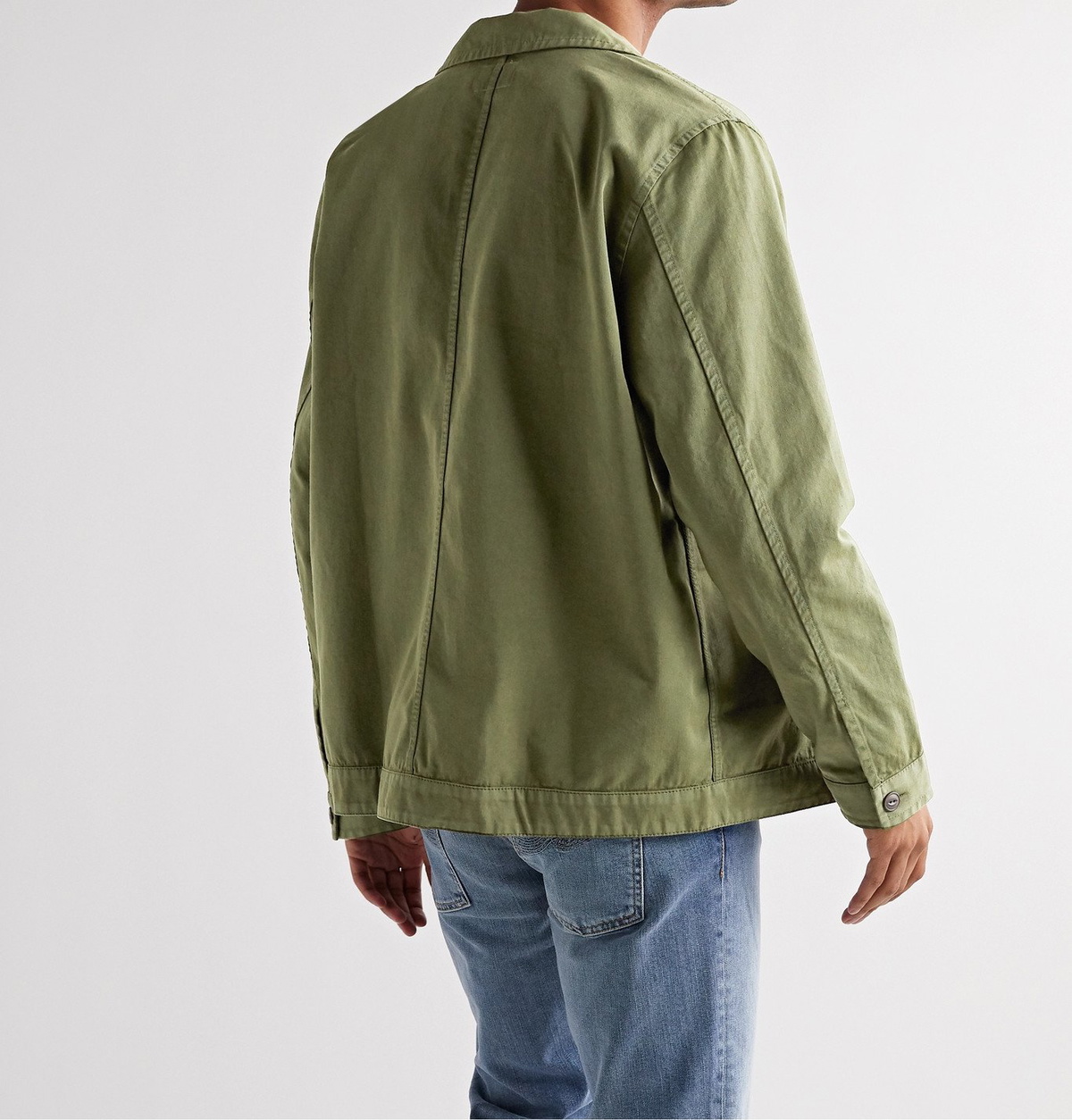 Nudie Jeans - Colin Cotton-Twill Overshirt - Green Nudie Jeans Co
